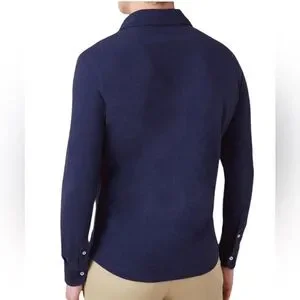 Luca Faloni | Shirts | Luca Faloni Brera Polo Shirt Cotton Piqu Navy ...